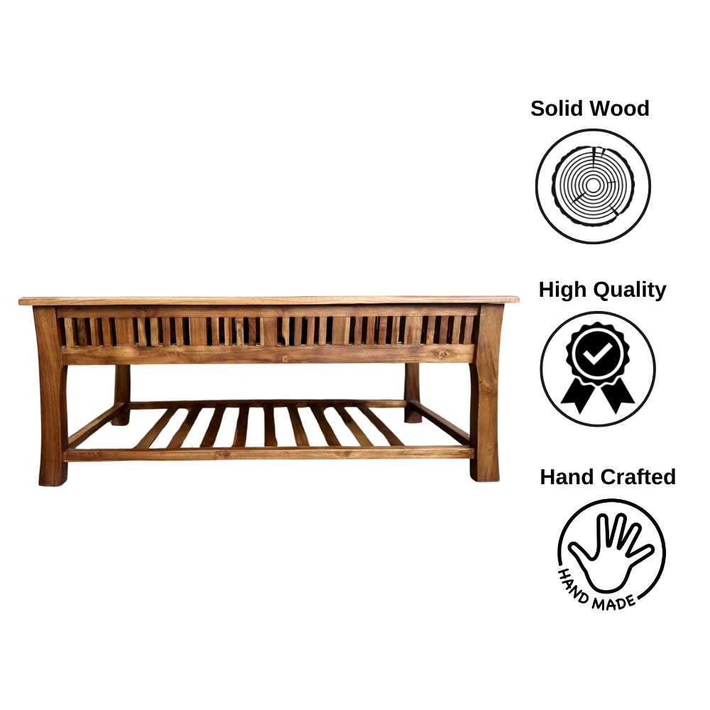 Amerika Big Coffee Table | Natural wood finish for home or office ...