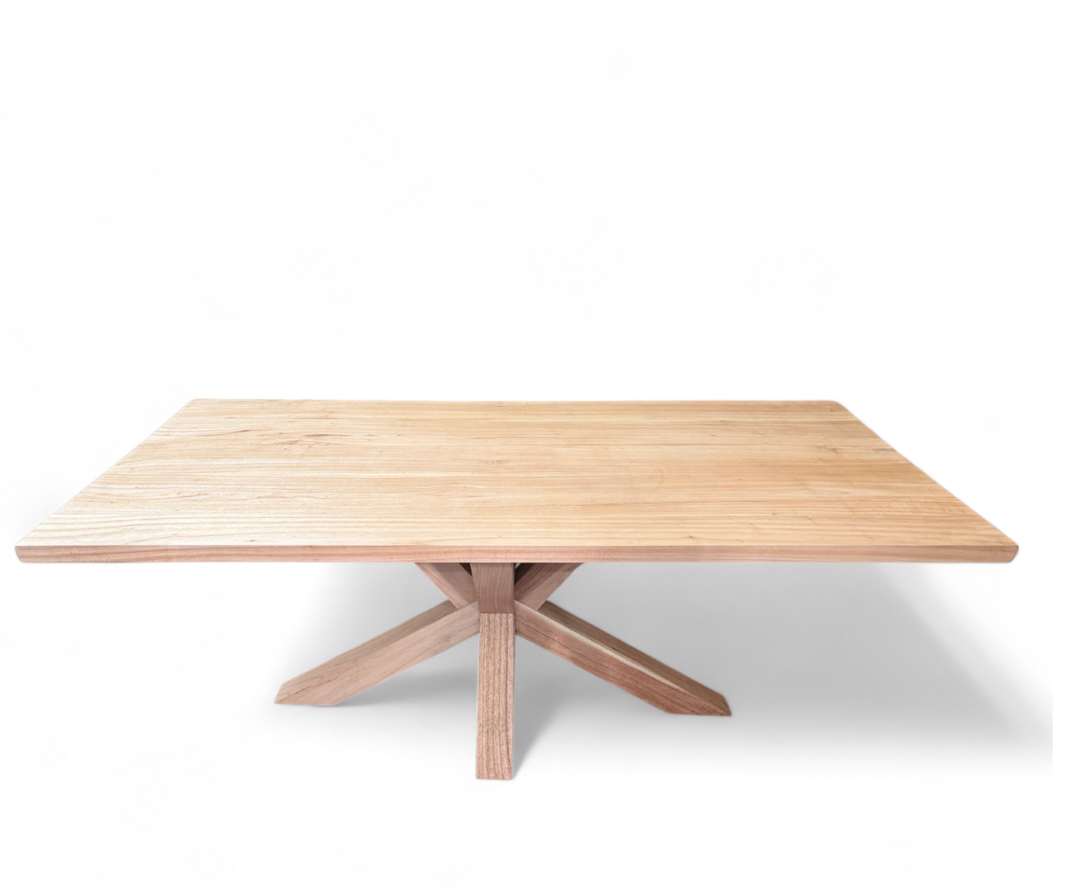 Cross Dining Table 2m | Natural – Yellow Lemon Tree