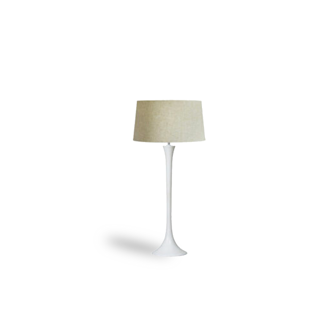Lounge Lamp Battern Tall | White 66cm Excl Shade – Yellow Lemon Tree