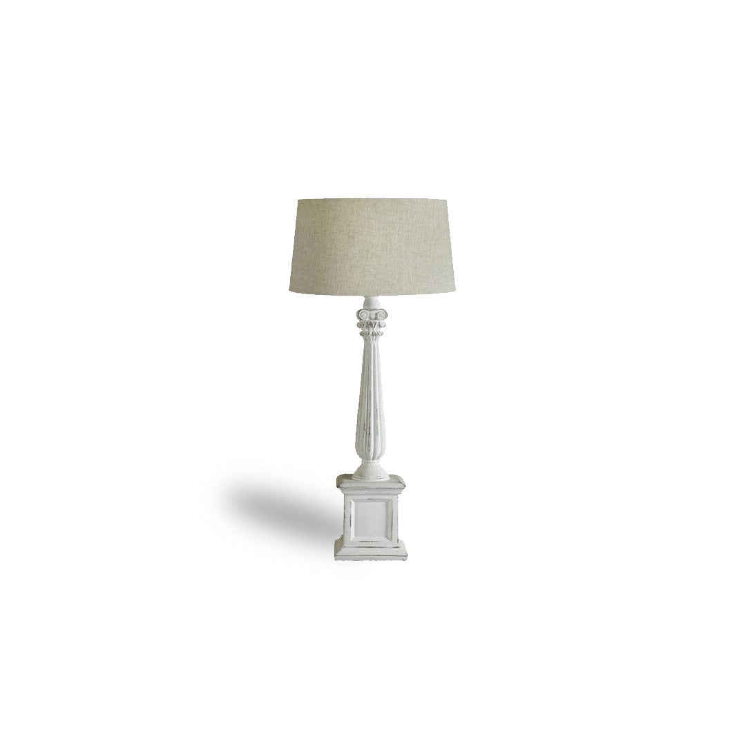 Bedside Lamp Romanian | 50cm Excl Shade – Yellow Lemon Tree