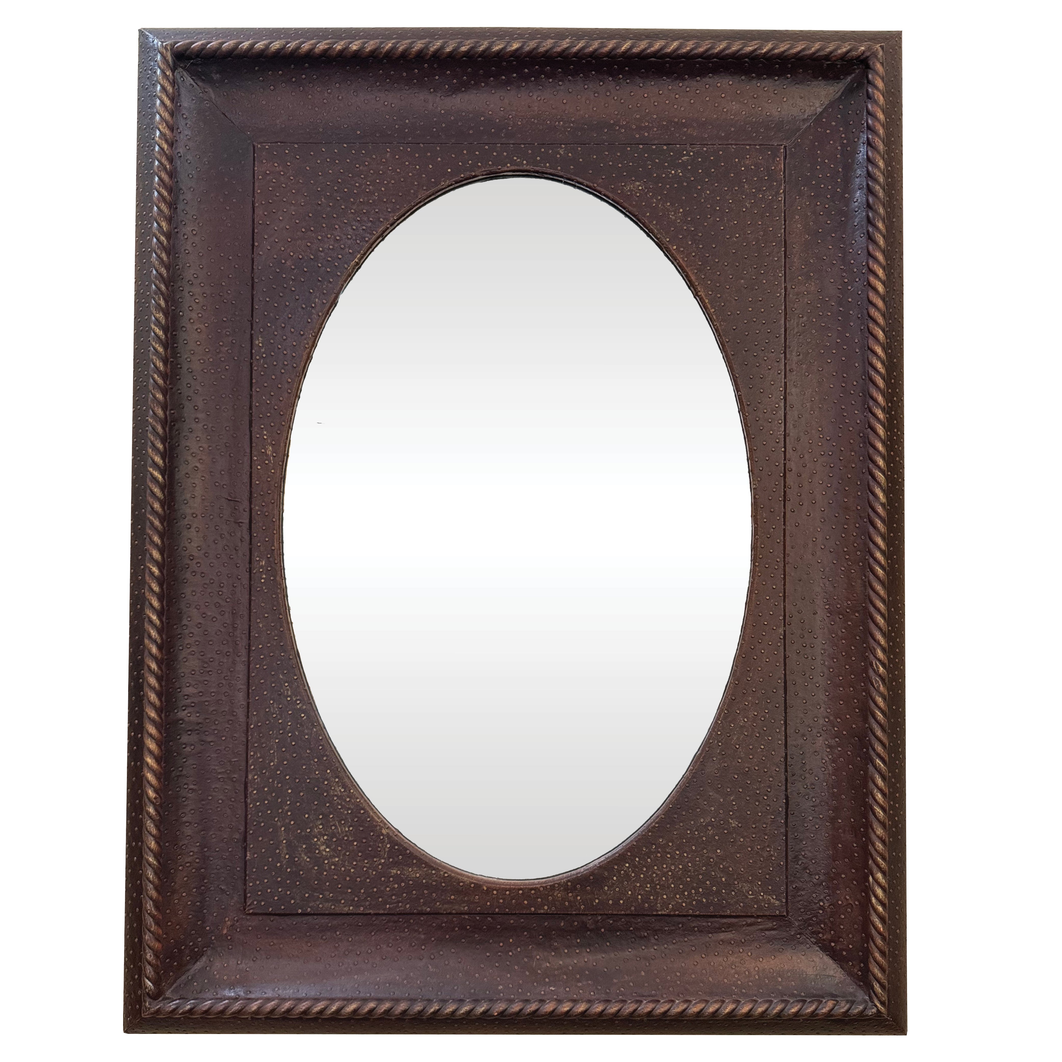 Ostrich Sqr Oval Mirror 130x98cm – Yellow Lemon Tree