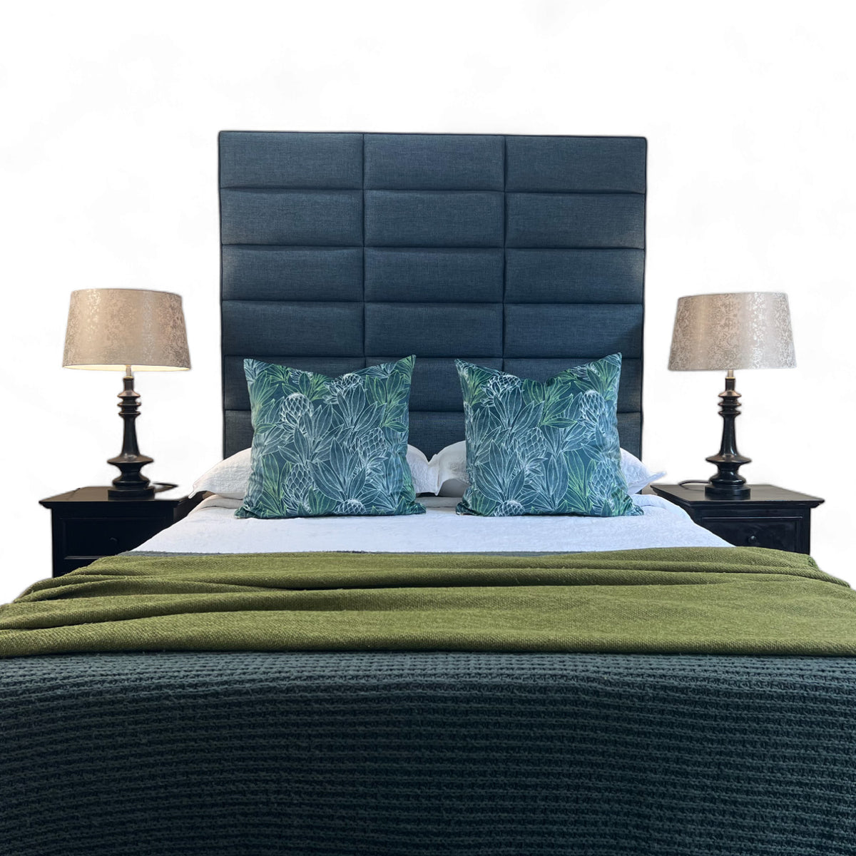 HEADBOARD QSIZE - BLUE – Yellow Lemon Tree